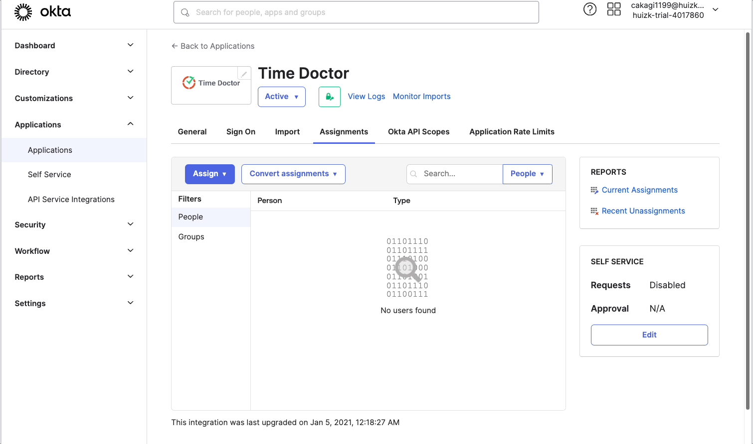 Configure Okta OIDC for Time Doctor