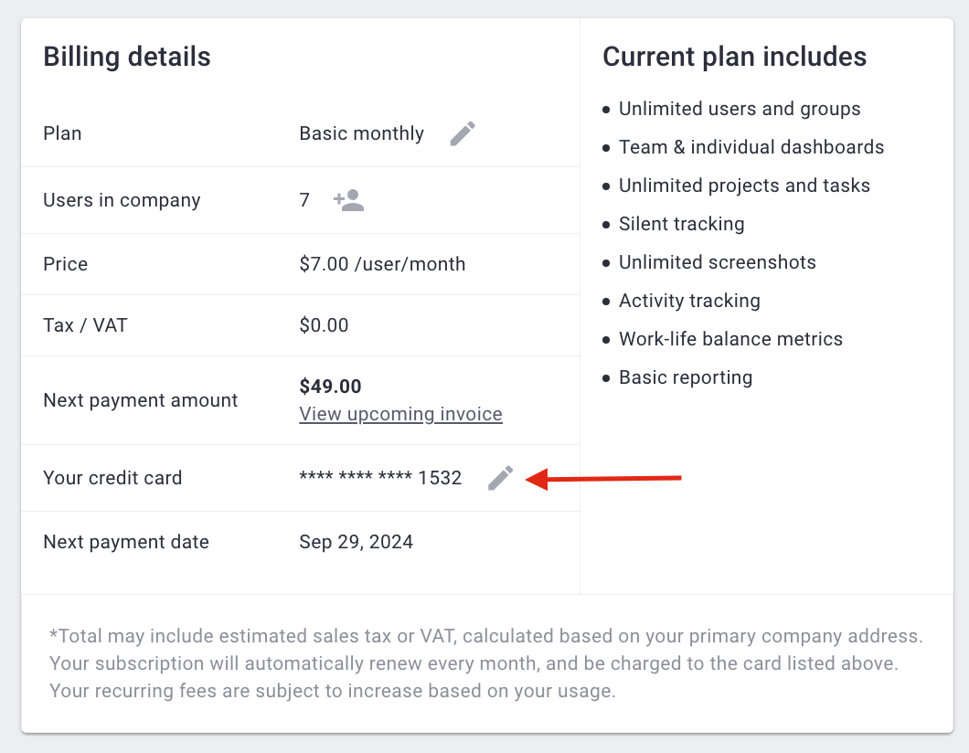 How to add your VAT ID in Time Doctor