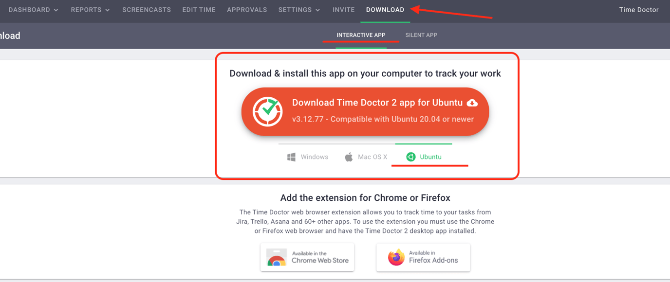 How to Install Time Doctor Interactive App on Ubuntu