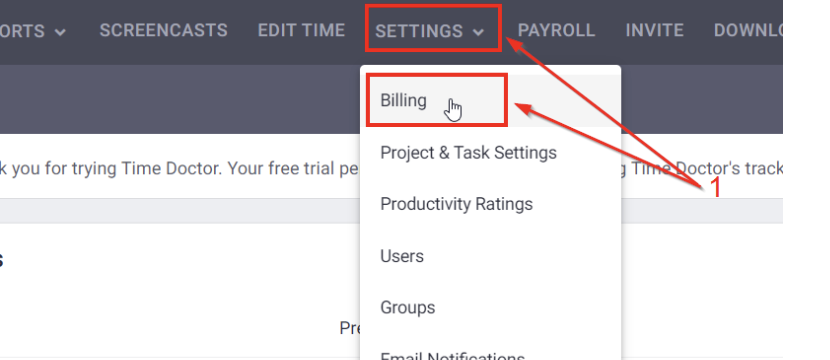 How to Update/Change Your Time Doctor Subscription Plan