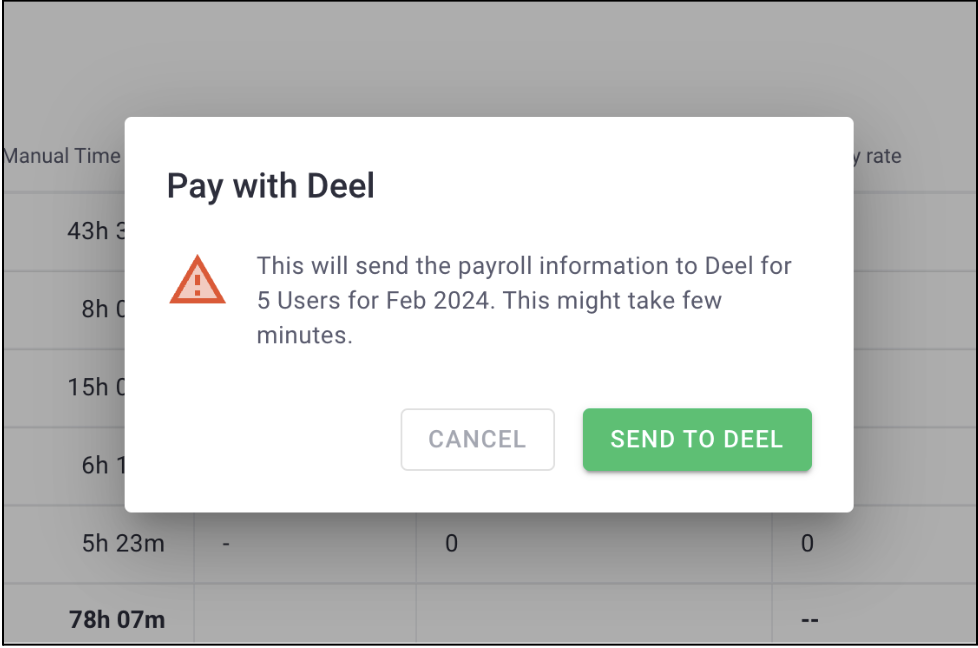 Connecting Deel with Time Doctor