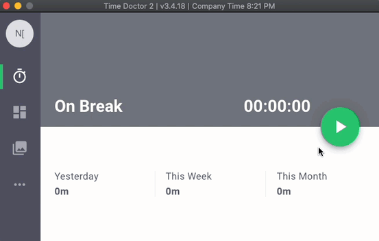 Differences Between Task and No-Task Modes of the Desktop Application