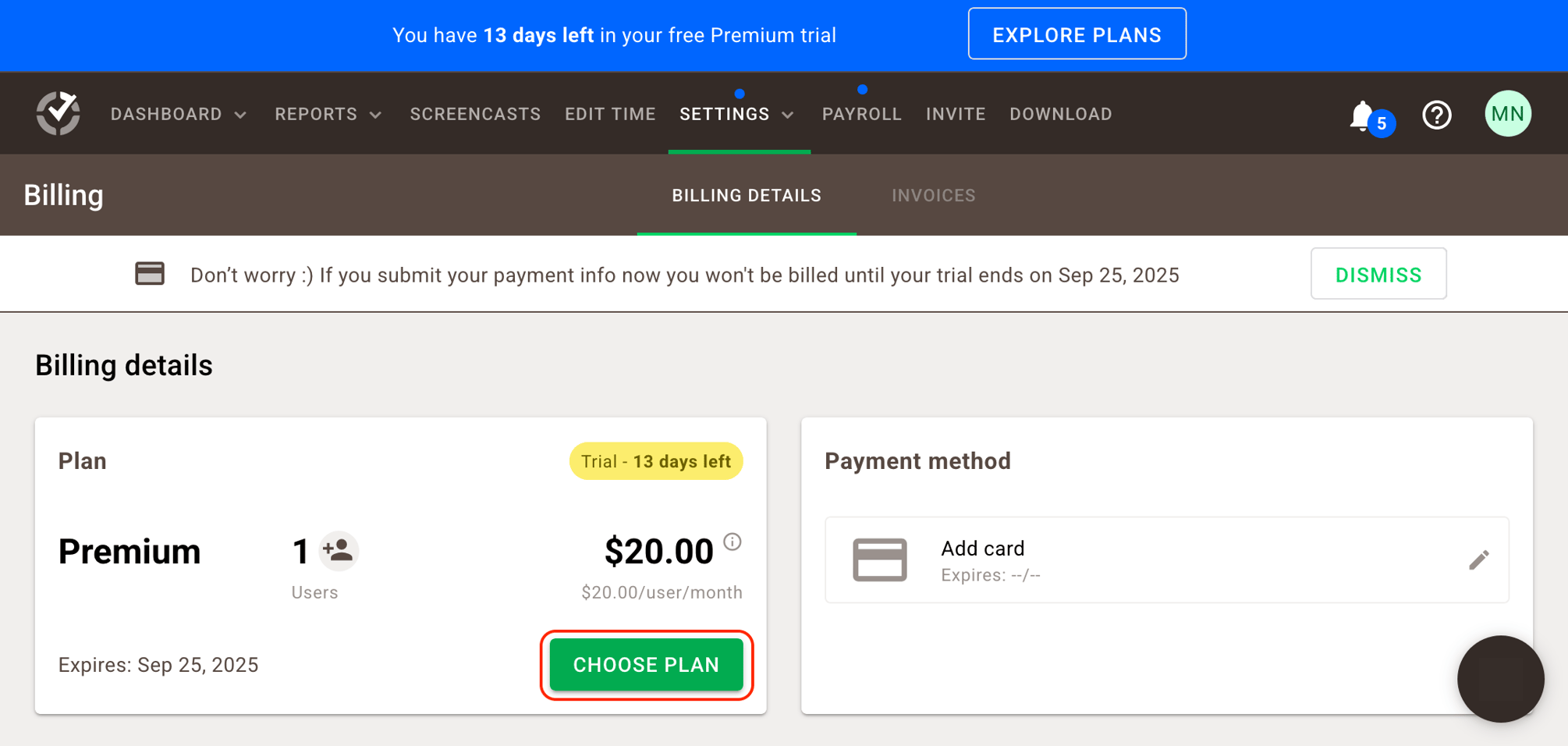 How to Update/Change Your Time Doctor Subscription Plan