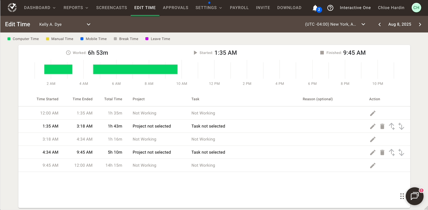 How to Manually Add and Edit Time in Time Doctor