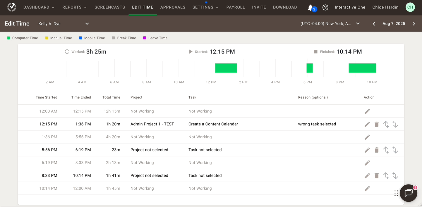 How to Manually Add and Edit Time in Time Doctor